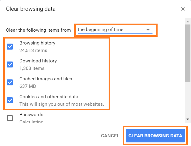 How to delete your browsing history? » Information Technology Services