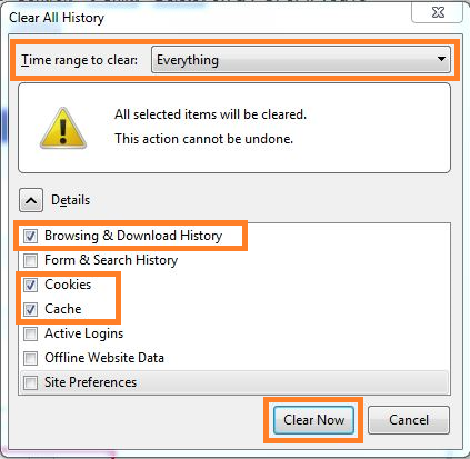 How to delete your browsing history? » Information Technology Services