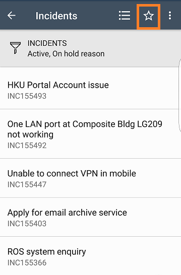 User guide on ServiceNow Mobile App » Information Technology Services