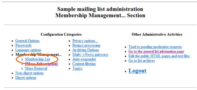 FAQ on Mailman Mailing List » Information Technology Services