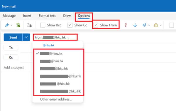 Open and use a shared mailbox with New Outlook » Information Technology ...