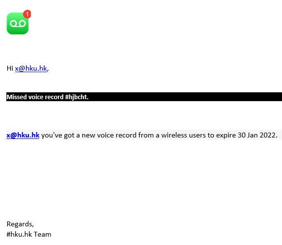 1 New Missed Voice call Record - 2022/01/27 (Thursday) » Information ...