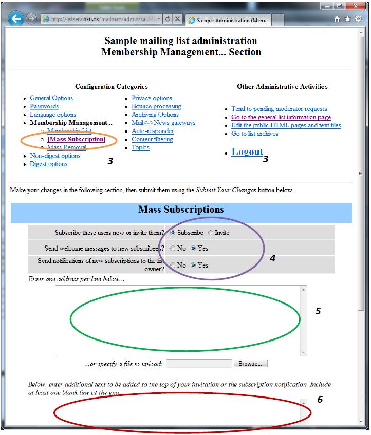 FAQ on Mailman Mailing List » Information Technology Services
