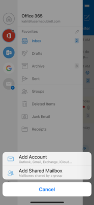 Open and use a shared mailbox in Outlook » Information Technology Services
