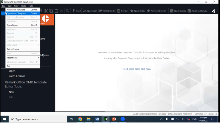 User Guide on Remark Office OMR Software » Information Technology Services