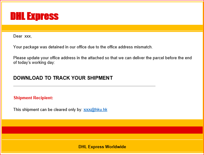 AWB # Ref: 4958055885 // DHL ALERT » Information Technology Services