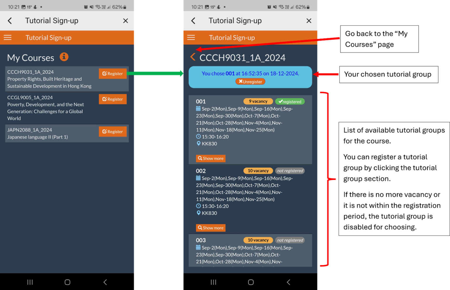 Tutorial Sign-up Application » Information Technology Services