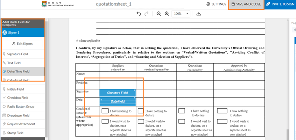 User Guide on ESign signNow » Information Technology Services