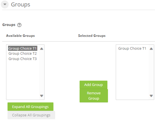 Group Choice » Information Technology Services