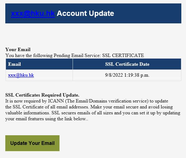 SSL Certificates Requires Update » Information Technology Services