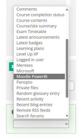 Moodle PowerBI » Information Technology Services