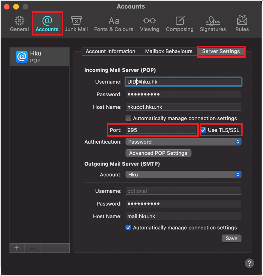 Procedure to Enable SSL (Secure Sockets Layer) on POP/IMAP for Staff ...