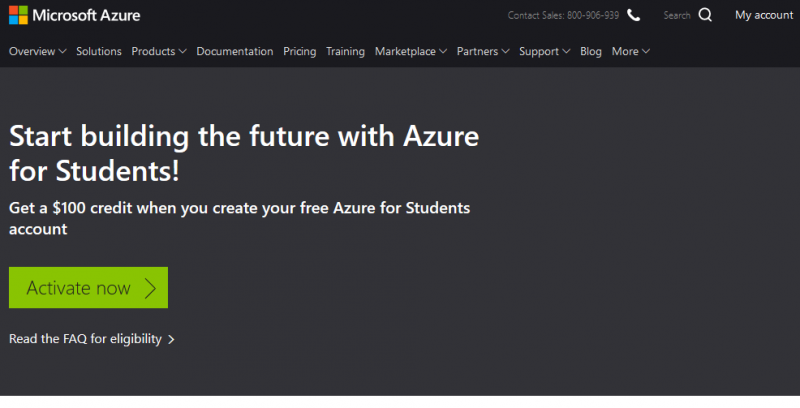 Procedures to Activate Microsoft Azure for Students » Information ...