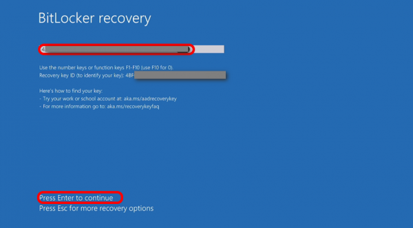 Where can I find my BitLocker recovery key? » Information Technology ...