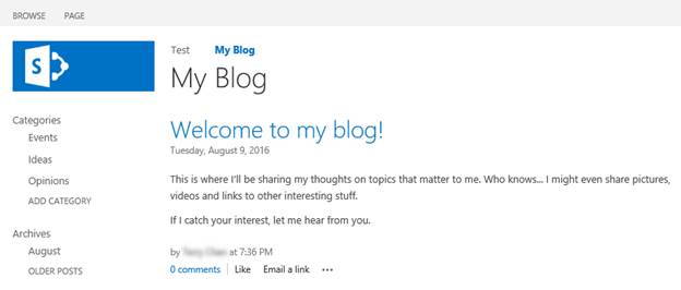 For General User - User Guide on Using SharePoint Blog » Information ...
