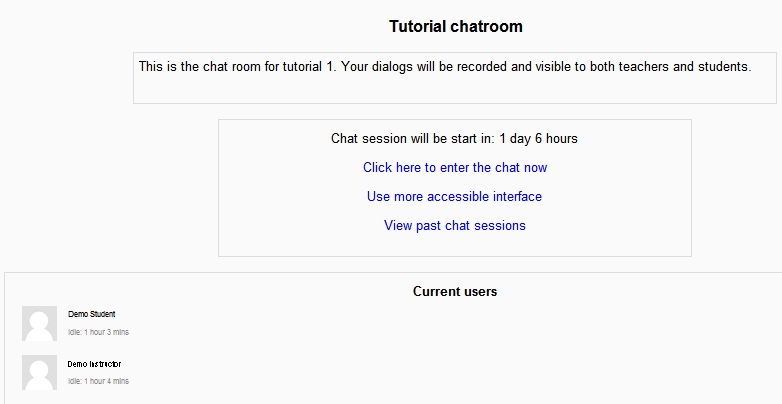 Chat room » Information Technology Services