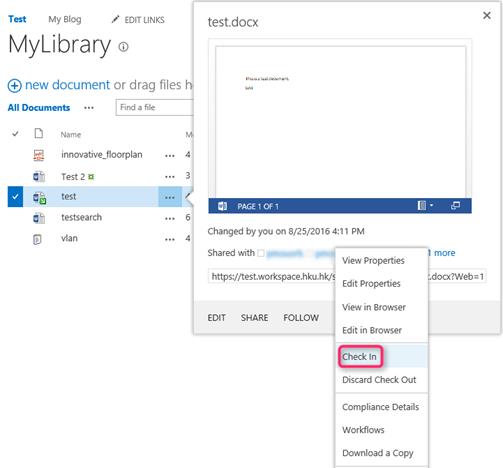 For General User - User Guide on Using SharePoint Document Library ...