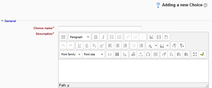 Create a Choice activity » Information Technology Services