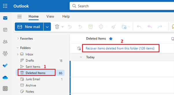 How to recover emails/items deleted from “Deleted items” folder? (Exchange Online – New Outlook ...