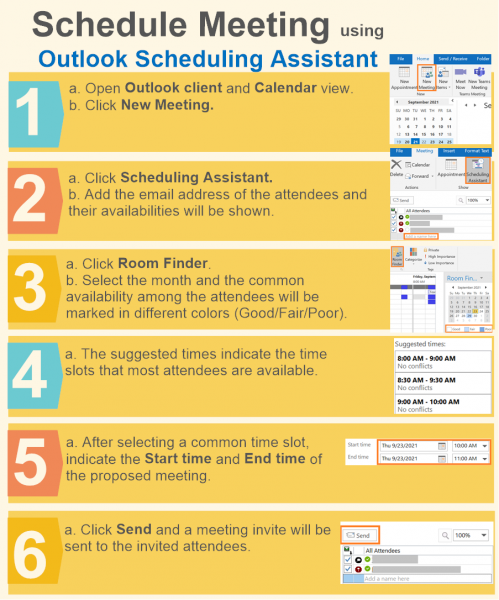 Schedule meeting using Outlook Scheduling Assistant » Information ...