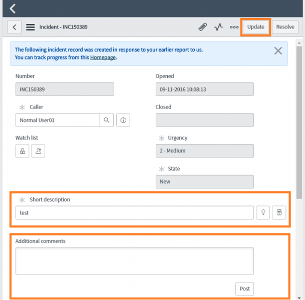 User guide on ServiceNow Mobile App » Information Technology Services