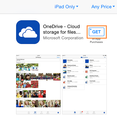 Installation and Setup Procedures for Microsoft OneDrive on iPhone/iPad ...