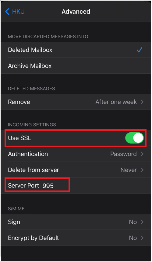 Procedure to Enable SSL (Secure Sockets Layer) on POP/IMAP for Staff ...