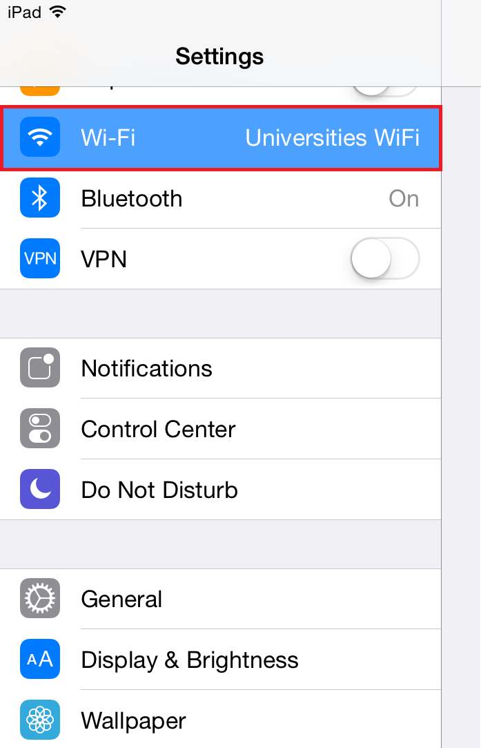 Procedure for iOS Device to Access Universities via CSL WiFi ...