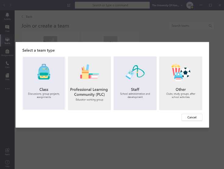 User Guide on Microsoft Teams » Information Technology Services