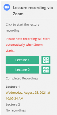 Lecture Recording via Zoom (For Teacher) » Information Technology Services