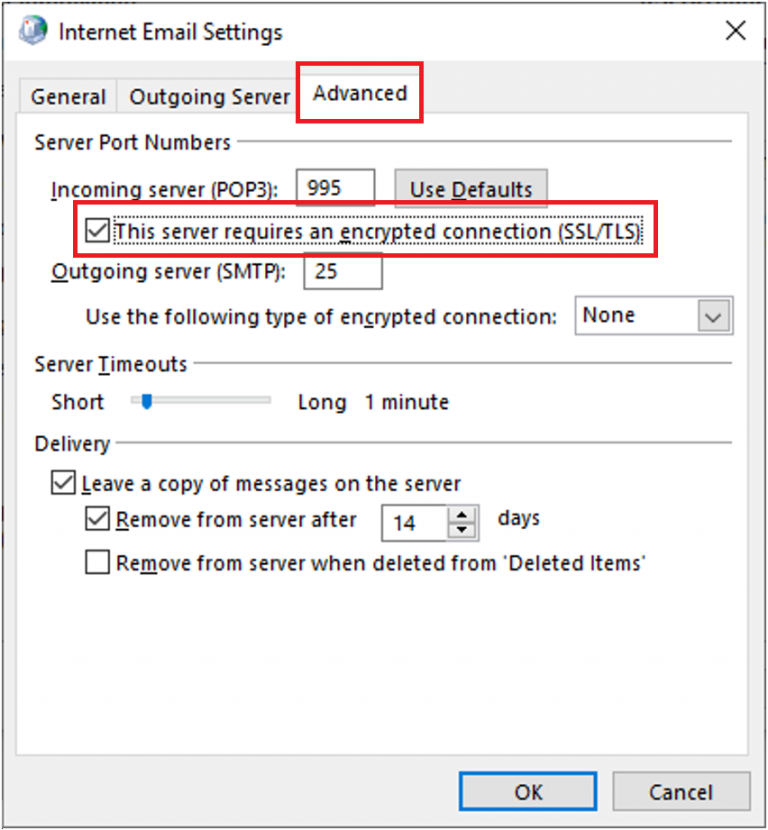 Procedure to Enable SSL (Secure Sockets Layer) on POP/IMAP for Staff ...