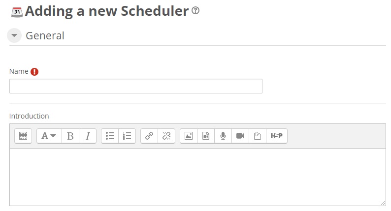 Scheduler » Information Technology Services