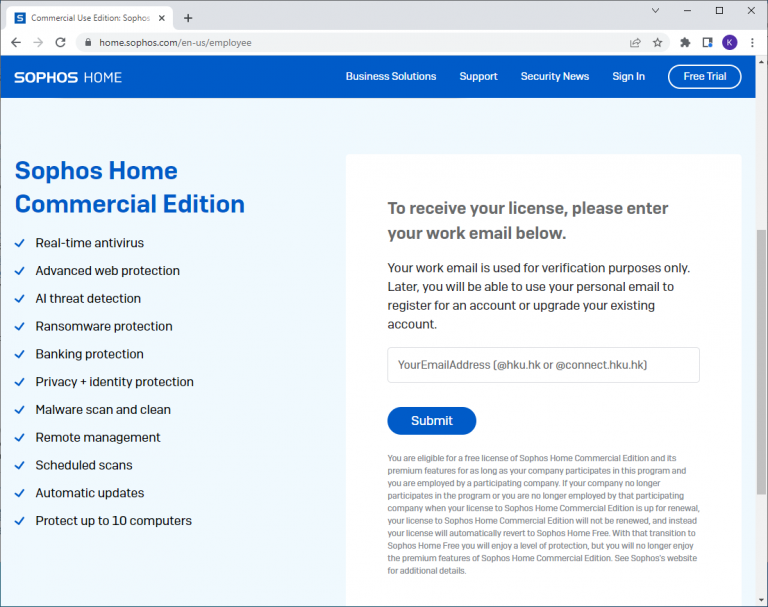 Installation Guide of Sophos Home » Information Technology Services