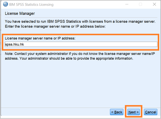 Procedures on Installation of SPSS (network license version ...