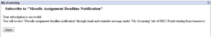 Moodle Assignment Deadline Notification » Information Technology Services
