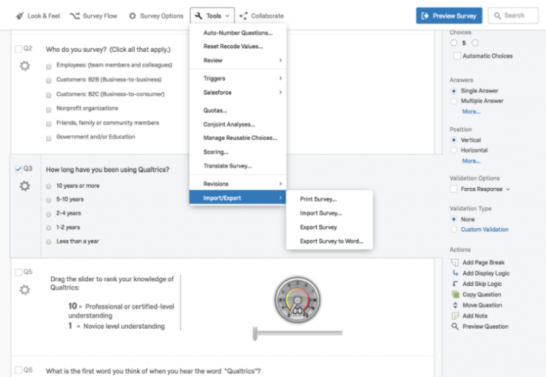 Survey Basic Overview - Qualtrics » Information Technology Services