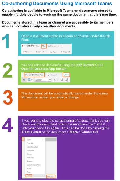 Co-authoring Documents Using Microsoft Teams » Information Technology ...