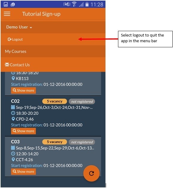 Tutorial Sign-up Application » Information Technology Services