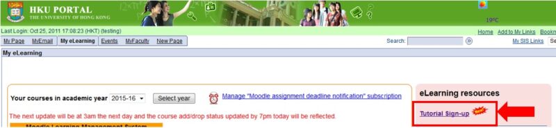 Tutorial Sign-up Application » Information Technology Services
