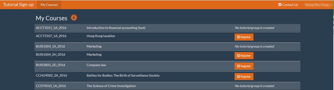 Tutorial Sign-up Application » Information Technology Services