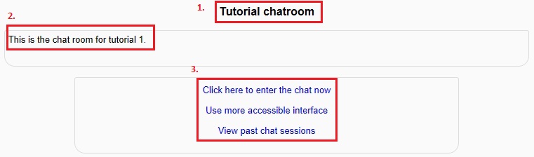 Chat room » Information Technology Services