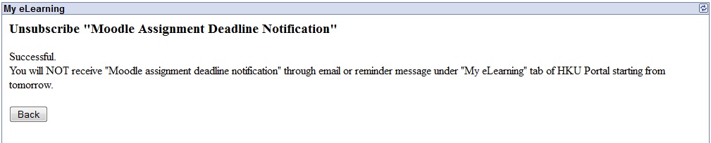 Moodle Assignment Deadline Notification » Information Technology Services