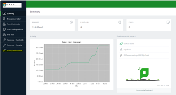 Topup uPrint User Guide » Information Technology Services